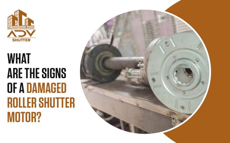 The signs of a damaged roller shutter motor