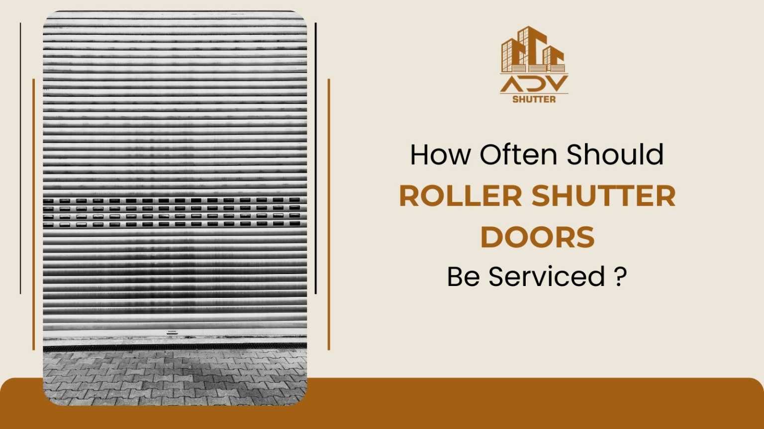 Roller Shutter Doors Servicing Frequency: Best Practices